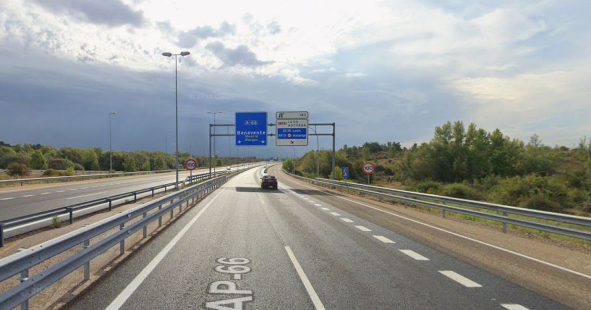 Afectado el tráfico de la AP-66 y la A-66 por la mejora del firme en La ...